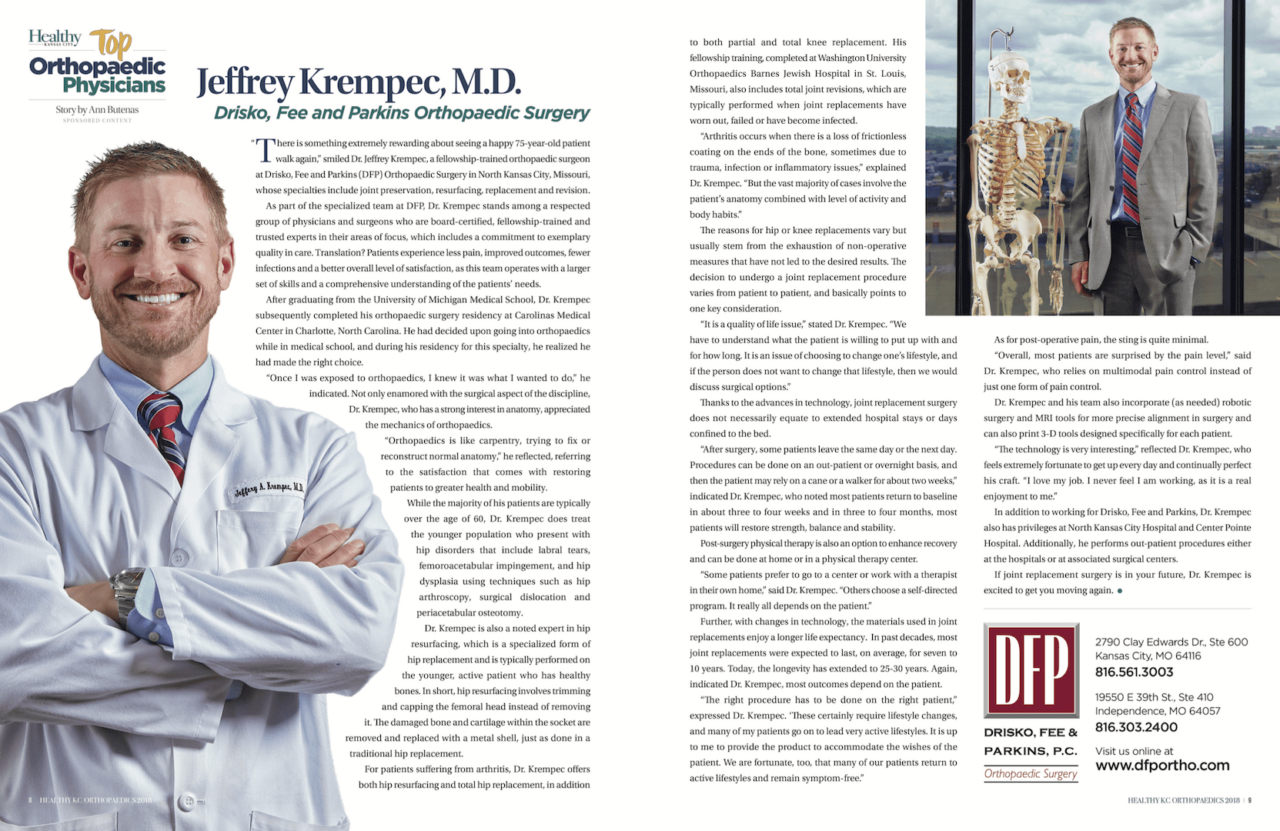 Ortho Health of KC Physicans | Top KC Ortho Surgeons